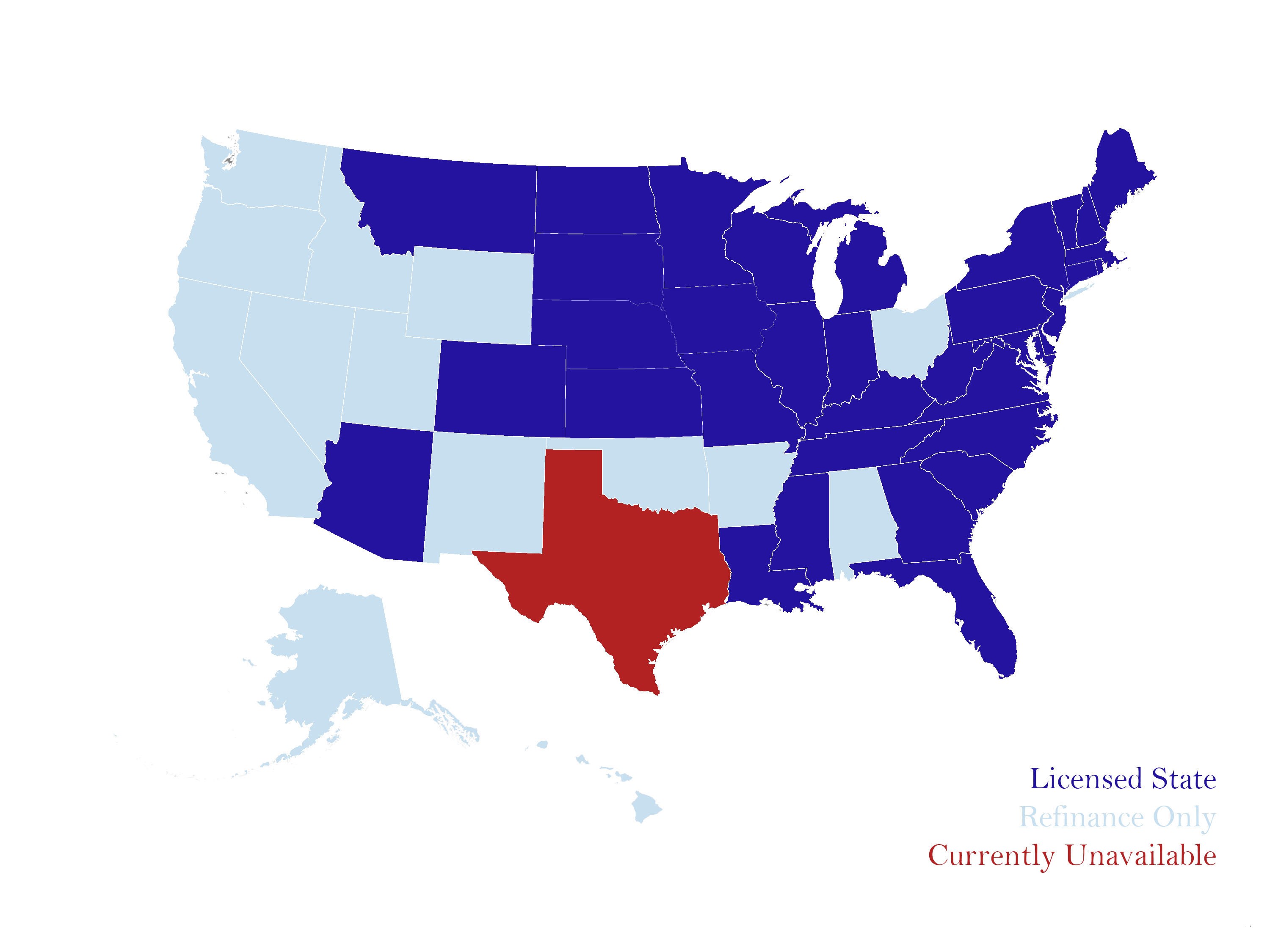 Coverage Map - Alliance First Title LLC